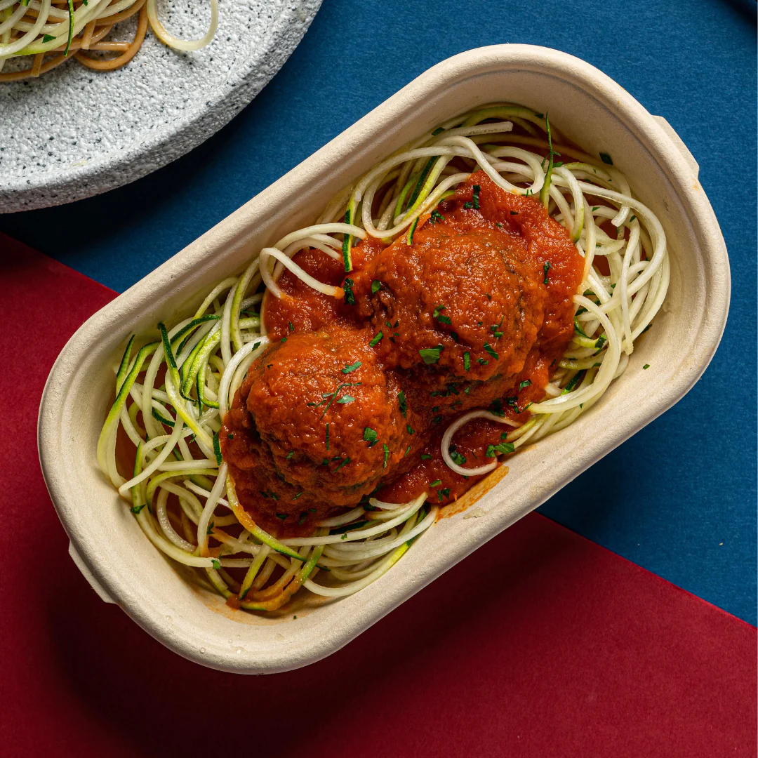 Italian Beef Meatballs with Low Fat Marinara Sauce, Parmesan Cheese ...