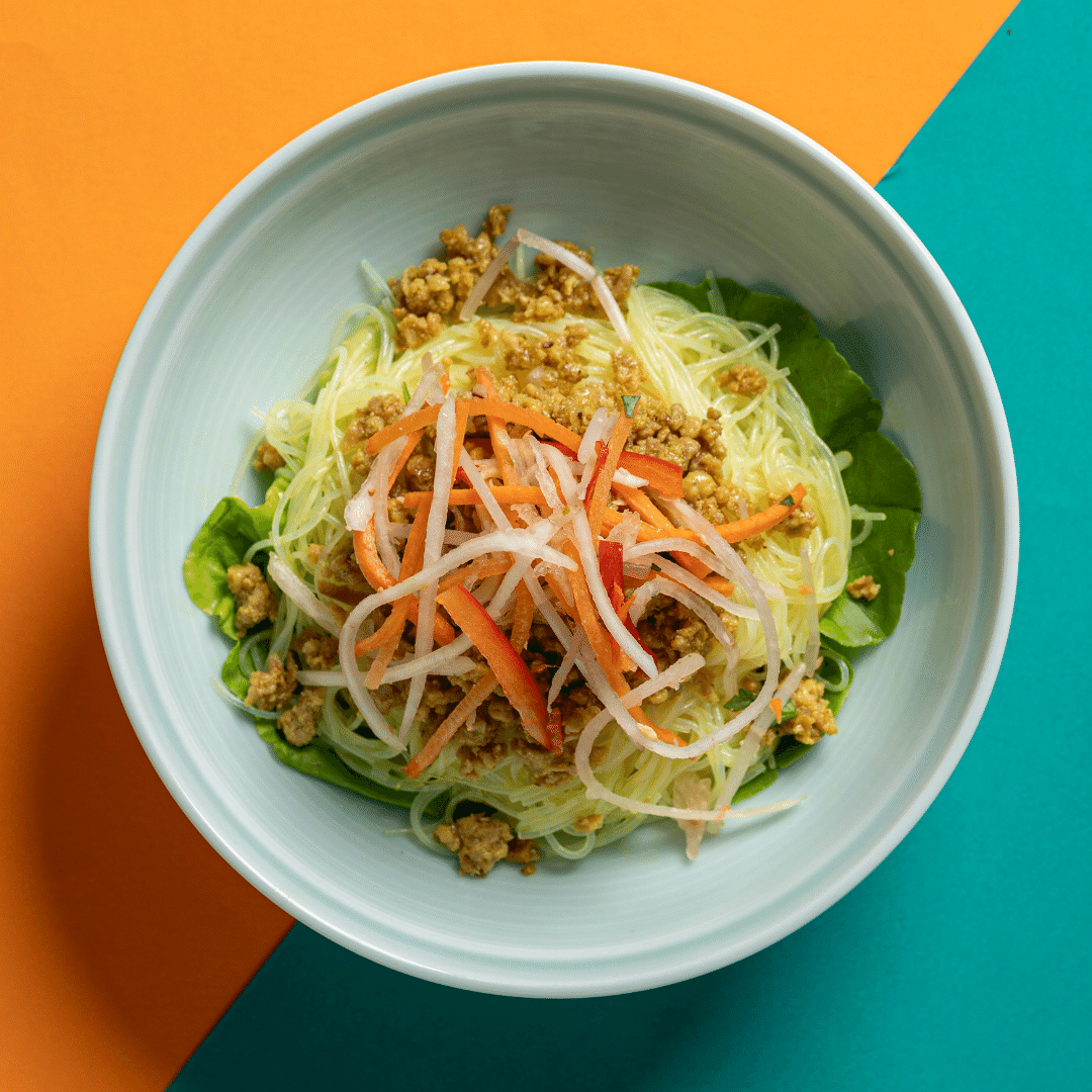 Green Papaya & Bumbu Balinese Chicken Salad with Nahm Pla Phrik & Rice ...